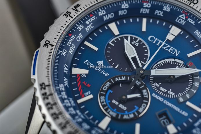 Citizen Promaster CB5000-50L Sky Eco Drive Chronograph Blue Dial ...