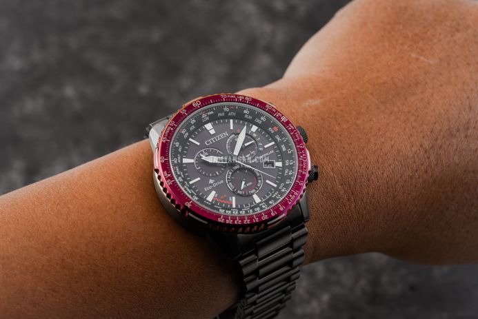 Citizen Promaster CB5009-55E Eco-Drive Air A-T Men Black Dial Gunmetal ...