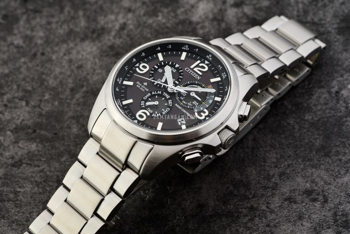 Citizen Promaster CB5920-86E Eco Drive Black Dial Stainless Steel Strap ...