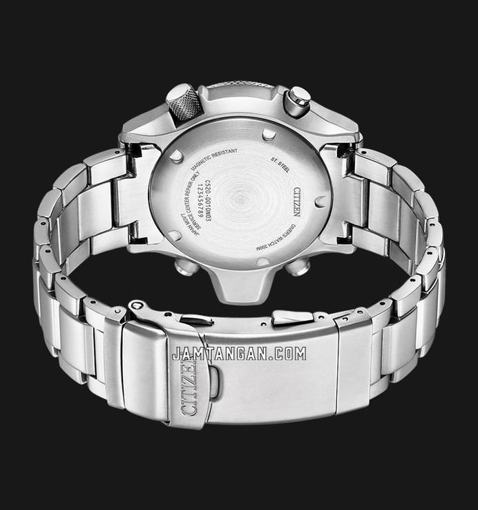 Citizen Promaster JP2000-67L Aqualand Blue Dial Stainless Steel Strap | Jamtangan.com