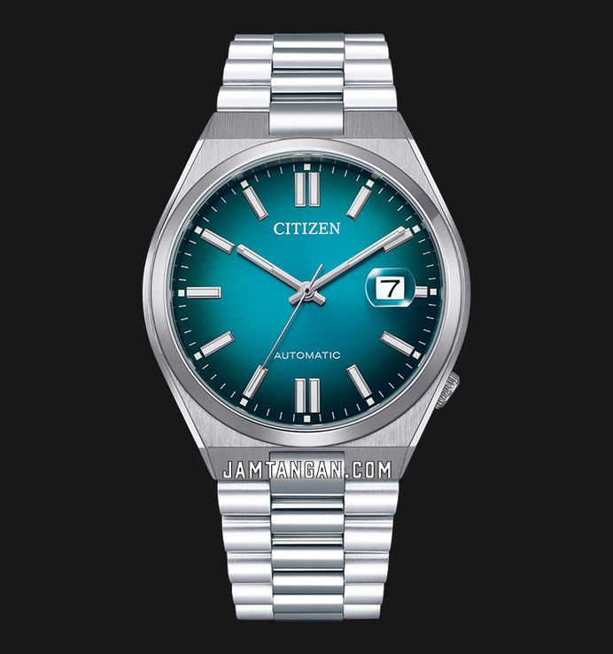 Citizen Mechanical NJ0151-88X Men Tsuyosa Automatic Teal Dial Stainless ...