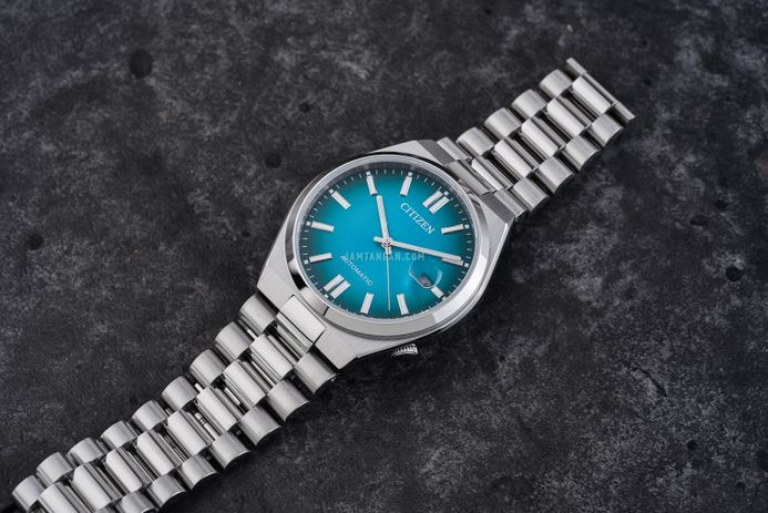 Citizen Mechanical NJ0151-88X Men Tsuyosa Automatic Teal Dial Stainless ...