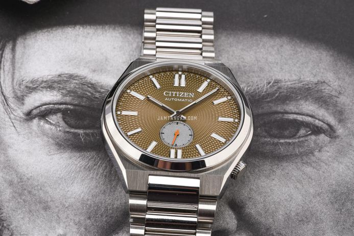 Citizen Mechanical NK5010-51X Tsuyosa Small Second Automatic Textured ...
