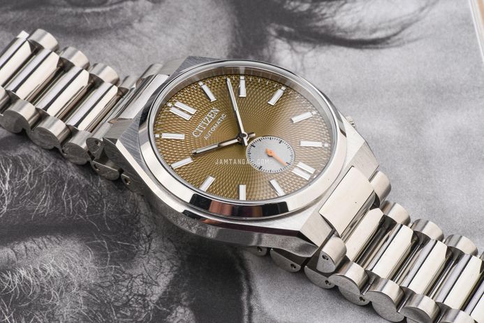 Citizen Mechanical NK5010-51X Tsuyosa Small Second Automatic Textured ...