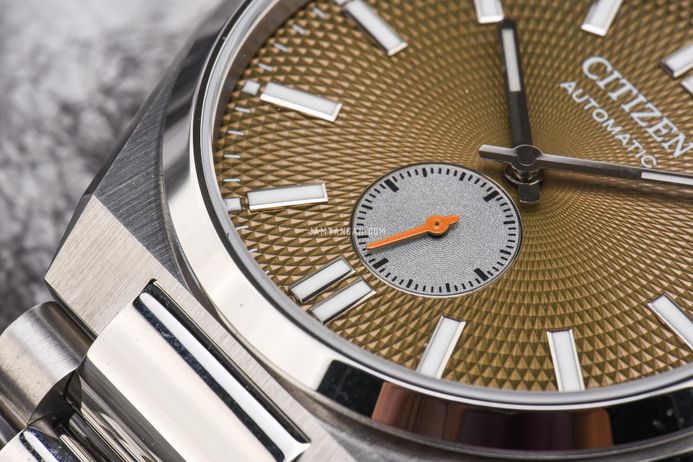 Citizen Mechanical NK5010-51X Tsuyosa Small Second Automatic Textured ...