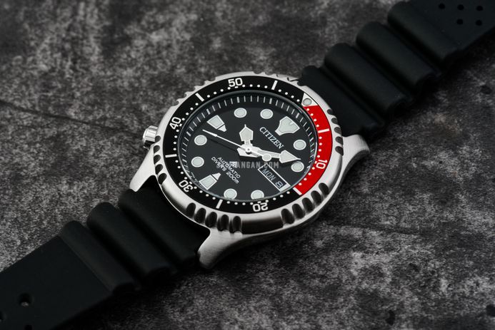 Citizen Promaster NY0085-19E Marine Automatic Men Black Dial Black ...