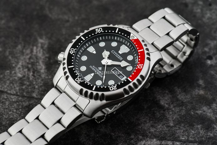 Citizen Promaster NY0085-86E Fugu Automatic Men Black Dial Stainless ...