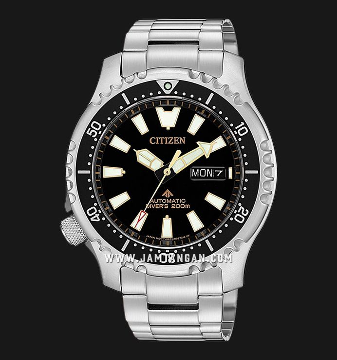 Citizen Promaster NY0090-86E Fugu Automatic Black Dial Stainless Steel ...