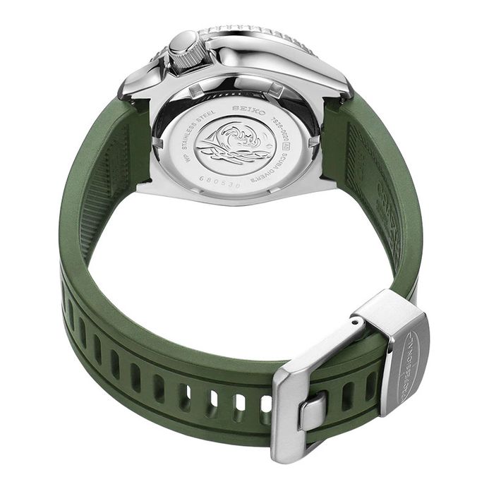 Strap Crafter Blue SKX CB05-SKX-Green 22mm Curved End Rubber Strap ...