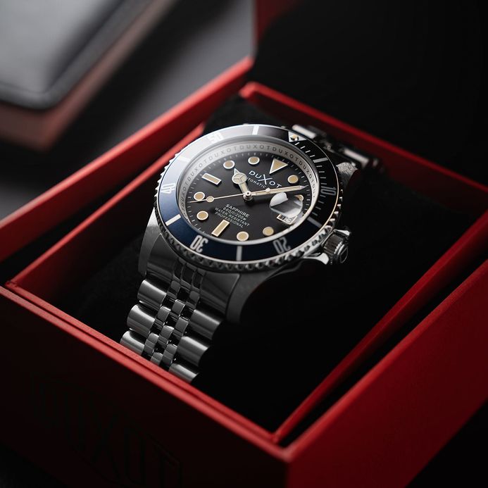 DUXOT Atlantica DX-2057-22 Automatic Batman Diver Oil Black Dial ...