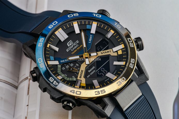 Casio Edifice ECB-2000NP-1ADF Nighttime Drive Series Digital Analog ...