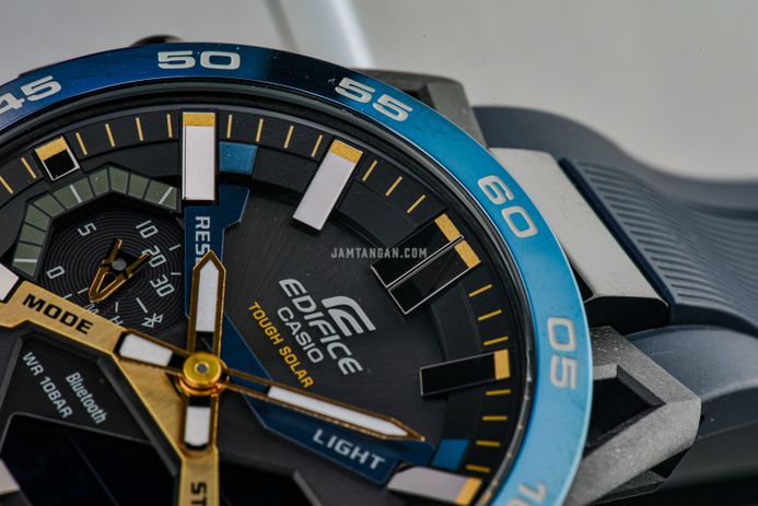 Casio Edifice ECB-2000NP-1ADF Nighttime Drive Series Digital Analog Dial Black Resin Band ...