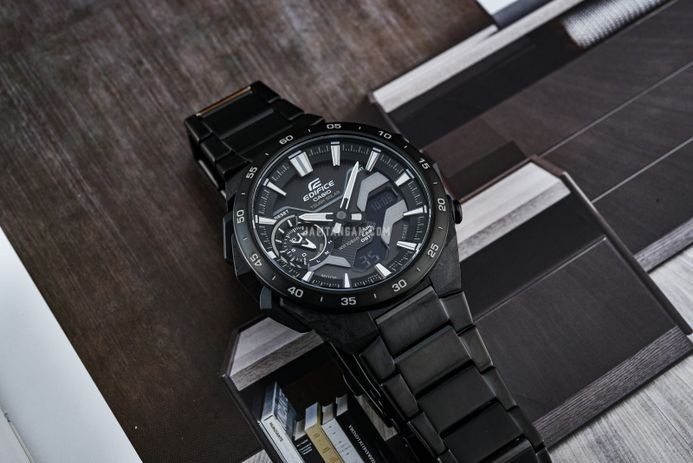 Casio Edifice ECB-2200DC-1ADF Men Windflow Digital Analog Black Dial ...