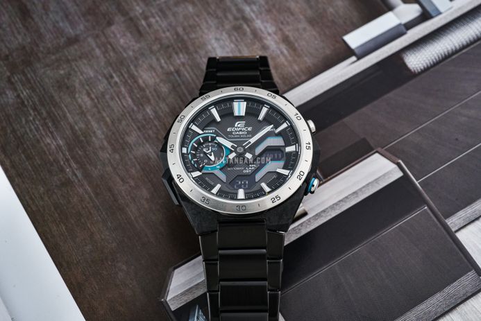 Casio Edifice ECB-2200DD-1ADF Men Windflow Digital Analog Black Dial ...