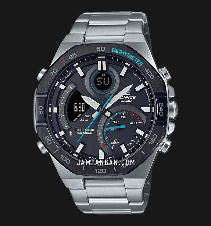 Casio Edifice ECB-950DB-1ADF Tough Solar Men Digital Analog Dial ...