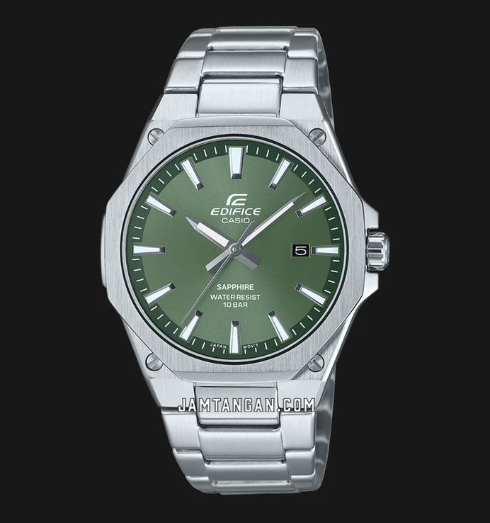 Casio Edifice EFR-S108DJ-3A EFR-S108DJ-3AJF Slim Line Green Dial ...