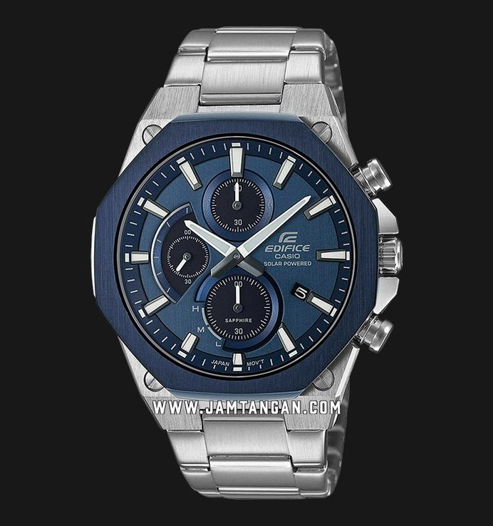 Casio Edifice Slim Line EFS-S570DB-2AUDF Tough Solar Blue Dial ...