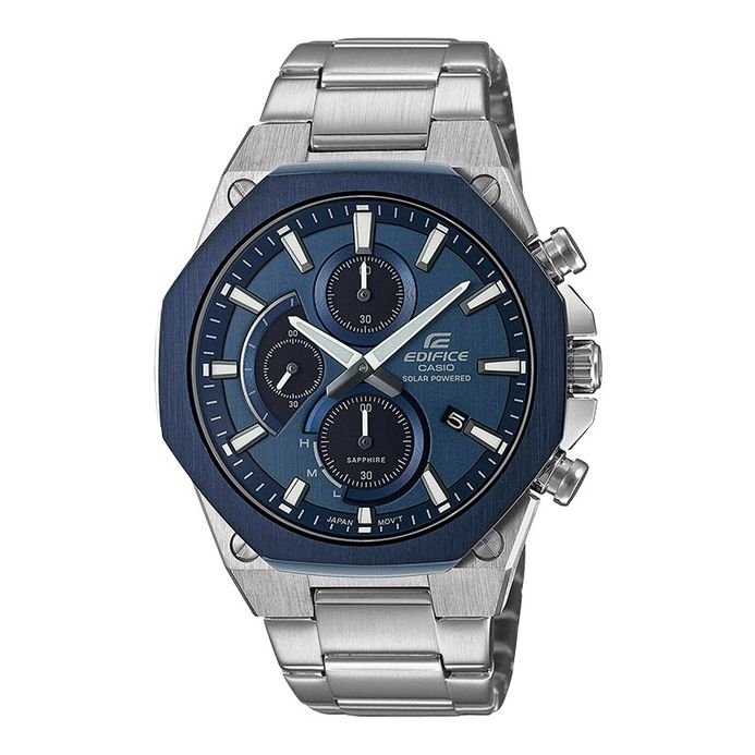 Casio Edifice Slim Line EFS-S570DB-2AUDF Tough Solar Blue Dial ...