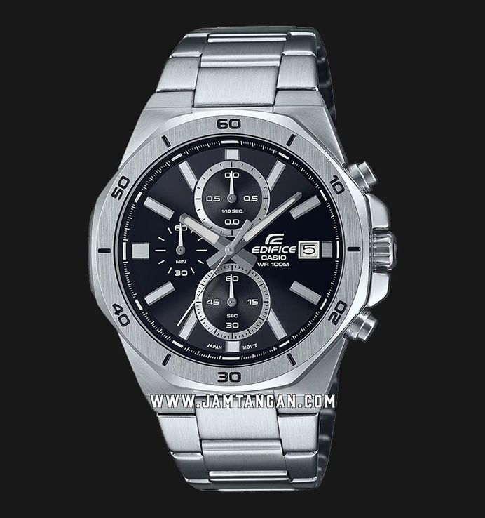 Casio Edifice EFV-640D-1A EFV-640D-1AVUDF Chronograph Men Black Dial ...