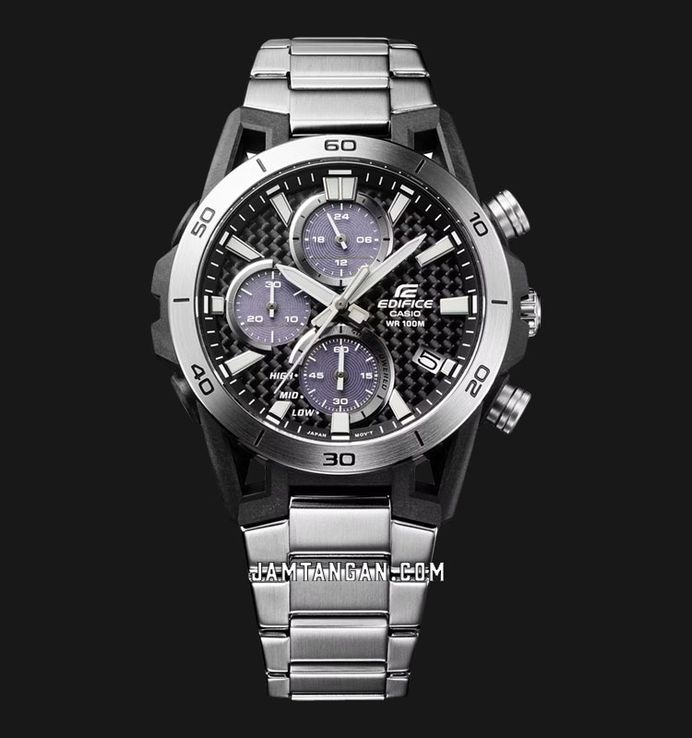 Casio Edifice EQS-960D-1A EQS-960D-1AVUDF Sospensione Black Carbon ...