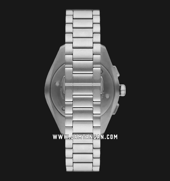 Emporio Armani AR11541 Chronograph Men Blue Dial Stainless Steel Strap ...