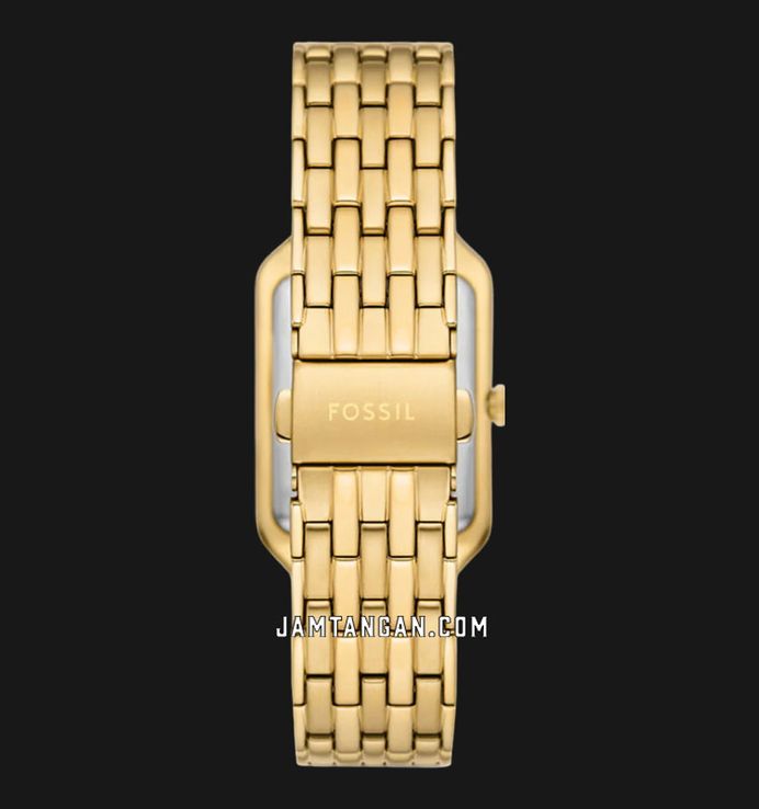 Fossil Raquel ES5341 Ladies Green Dial Gold Stainless Steel Strap ...