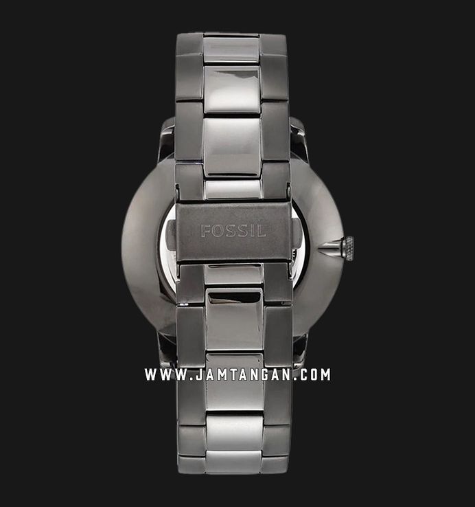 Fossil Minimalist FS5459 Grey Dial Grey Stainless Steel Strap ...