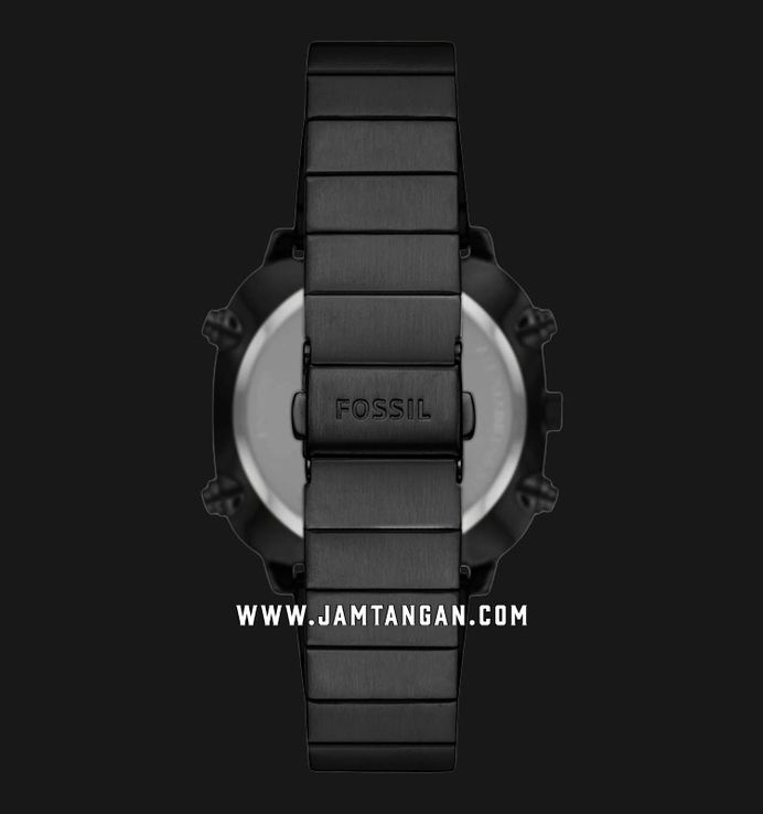Fossil Retro FS5891 Chronograph Men Digital Analog Dial Black Stainless ...