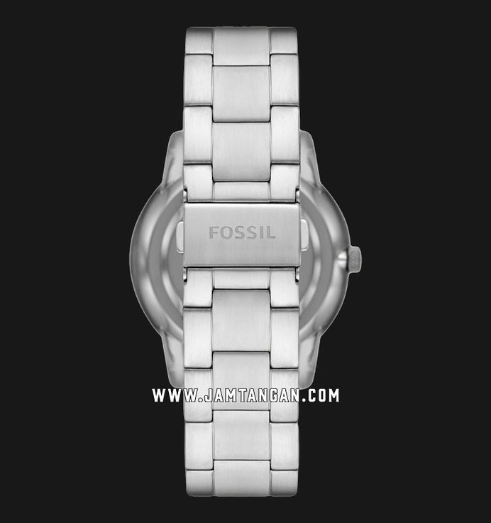 Fossil Neutra FS5907 Men Multifunction Moonphase Blue Dial Stainless ...