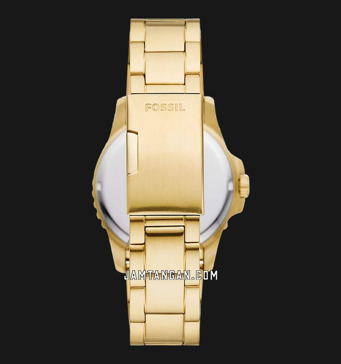 Fossil Blue Dive FS6030 Men Green Dial Gold Stainless Steel Strap ...