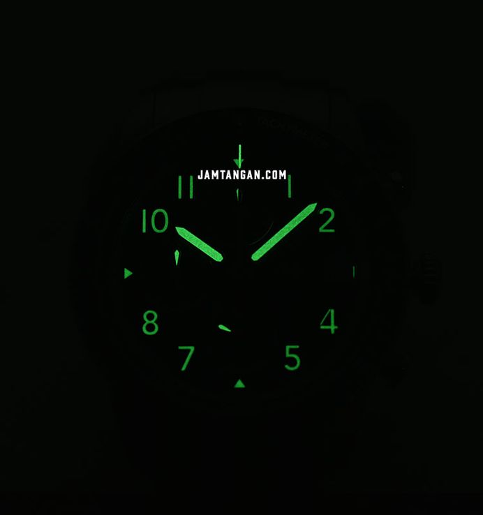 Fossil Sport Tourer FS6048 Men Chronograph Green Dial Stainless Steel ...