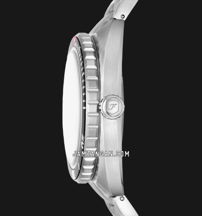 Fossil Breaker FS6063 Men White Dial Stainless Steel Strap | Jamtangan.com