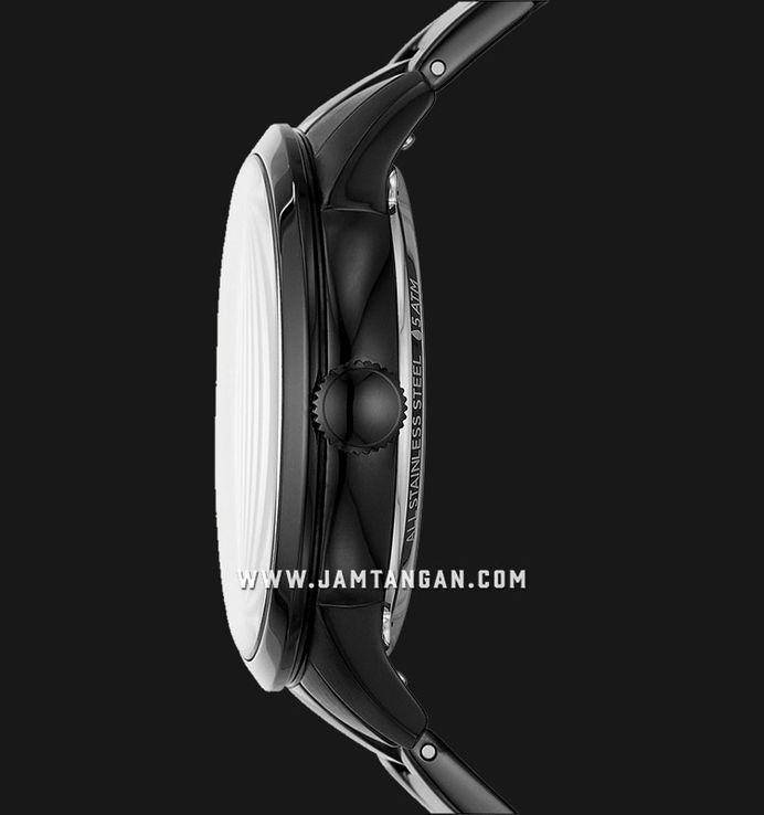 Fossil Townsman ME3197 Automatic Skeleton Dial Black Stainless Steel ...