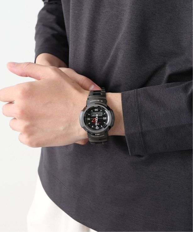 Casio G-Shock AWM-500-1A AWM-500-1AJF Full Metal Solar Digital Analog ...