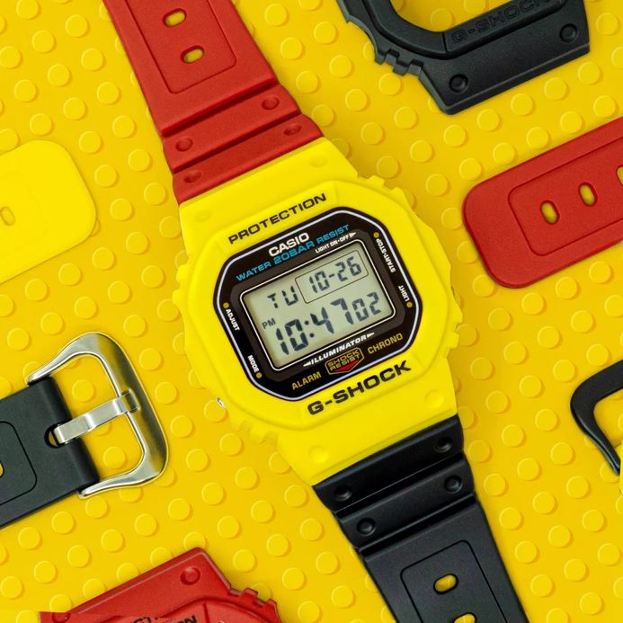 Casio G-Shock DWE-5600R-9 DWE-5600R-9DR Classic Revolutionized Digital ...