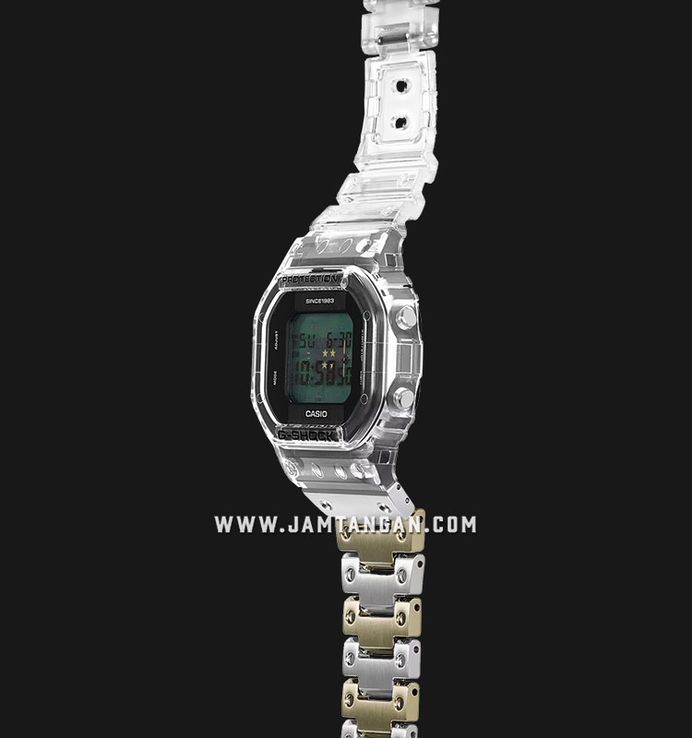 Casio G-Shock DWE-5640RX-7DR 40th Anniversary Clear Remix Digital Dial ...