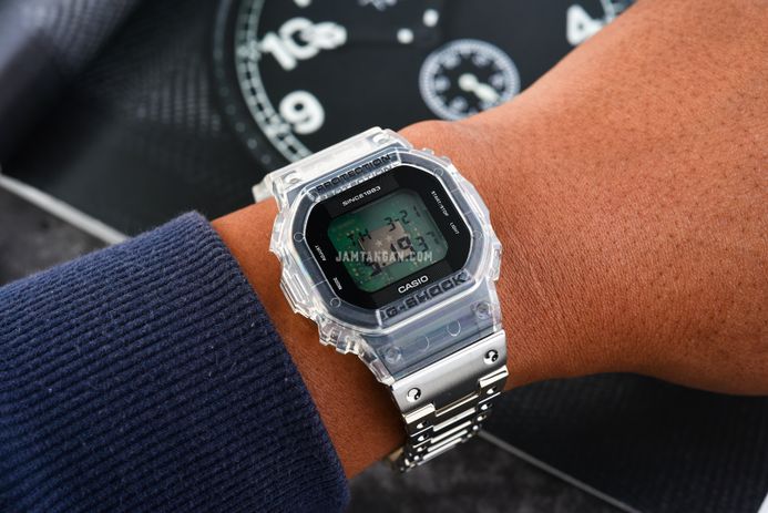 Casio G-Shock DWE-5640RX-7DR 40th Anniversary Clear Remix Digital Dial ...