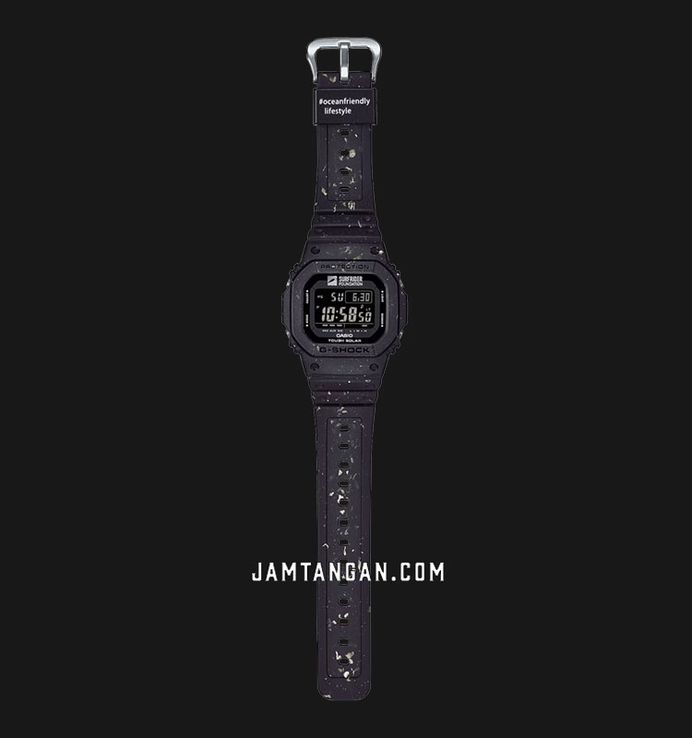 Casio G-Shock G-5600SRF-1 G-5600SRF-1JR Surfrider Foundation Tough Solar Digital Dial Black ...