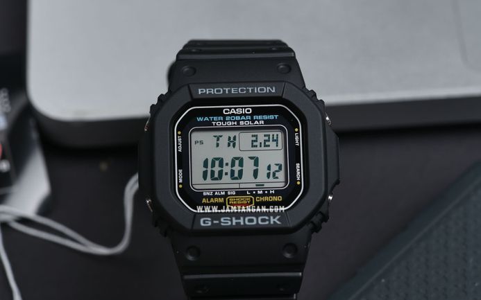 Casio G-Shock G-5600UE-1 G-5600UE-1DR Square Tough Solar Digital Dial ...