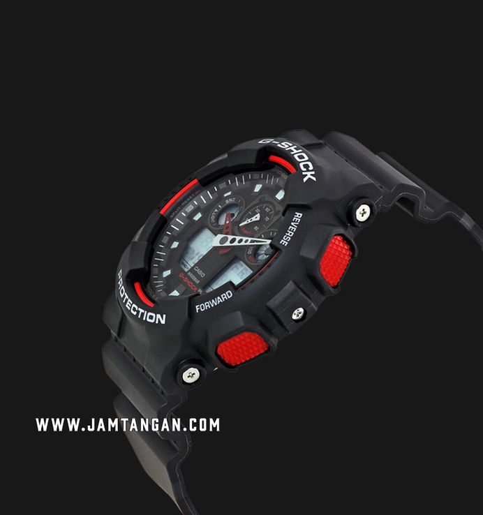 Casio G-Shock G-Classic GA-100-1A4 GA-100-1A4DR Analog-Digital Dial ...