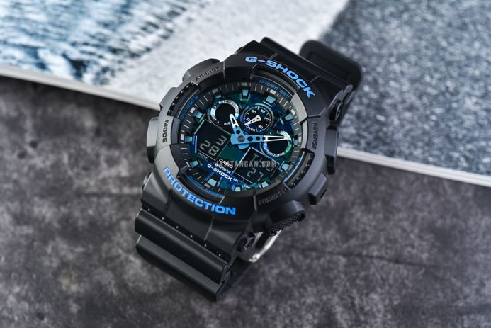 Casio G-Shock GA-100CB-1A GA-100CB-1ADR Standard Digital Analog Dial ...