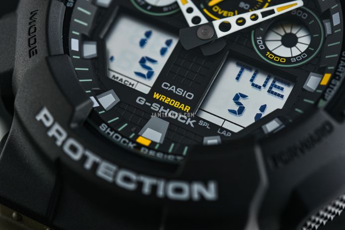 Casio G-Shock GA-100TU-1A3 GA-100TU-1A3JF Two Tone Utility Colors ...