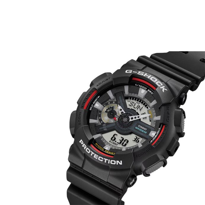 Casio G-Shock GA-110RL-1A GA-110RL-1ADR Iconic Styles Digital Analog ...