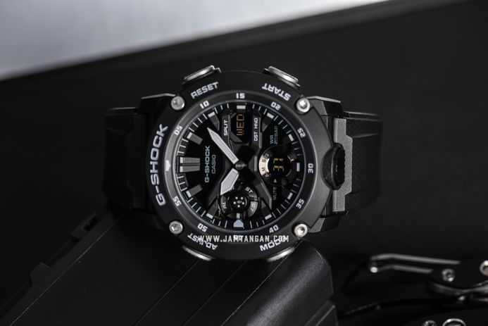 Casio G-Shock GA-2000S-1A GA-2000S-1ADR Black Out Carbon Core Guard ...