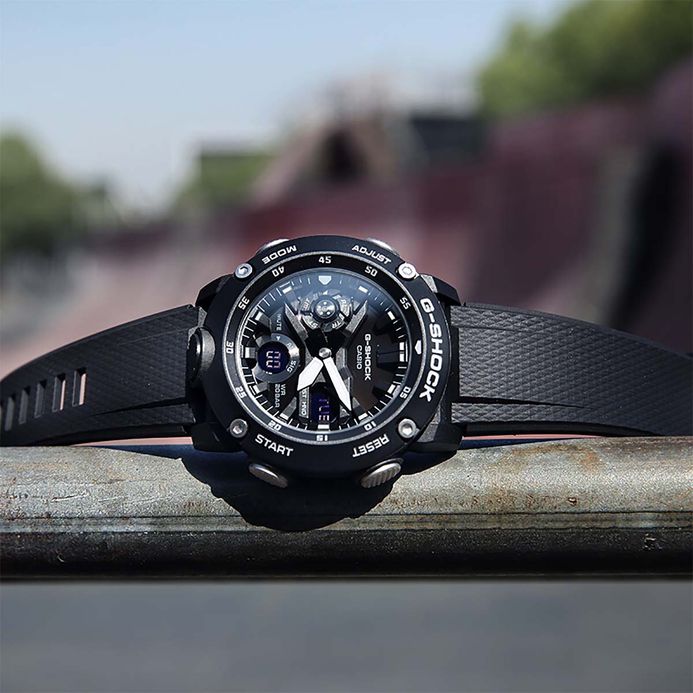 Casio G-Shock GA-2000S-1A GA-2000S-1ADR Black Out Carbon Core Guard ...