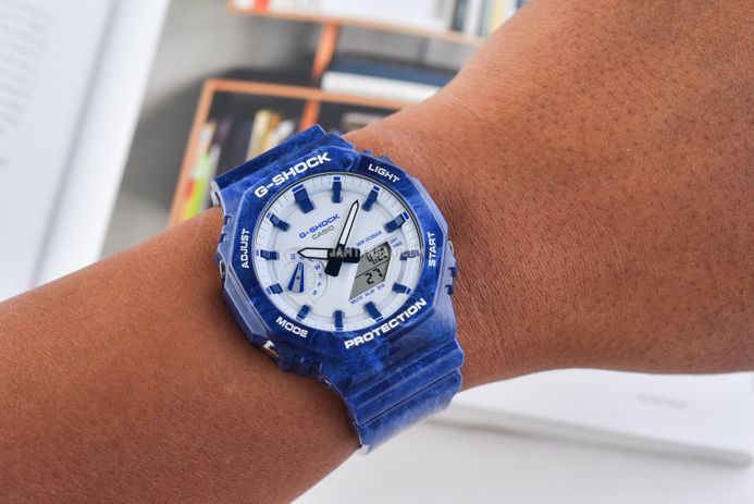 Casio G-Shock GA-2100BWP-2A GA-2100BWP-2ADR CasiOak Chinese Porcelain ...