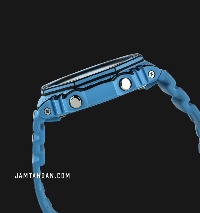 Casio G-Shock GA-2100MNG-2A GA-2100MNG-2ADR CasiOak Manga Theme Series Digital Analog Blue Dial ...