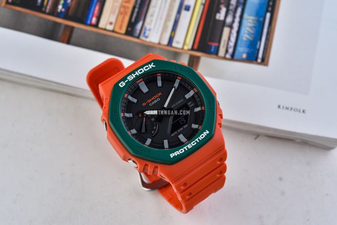 Casio G-Shock GA-2110SC-4A GA-2110SC-4ADR CasiOak Two Tone Bezel Black ...