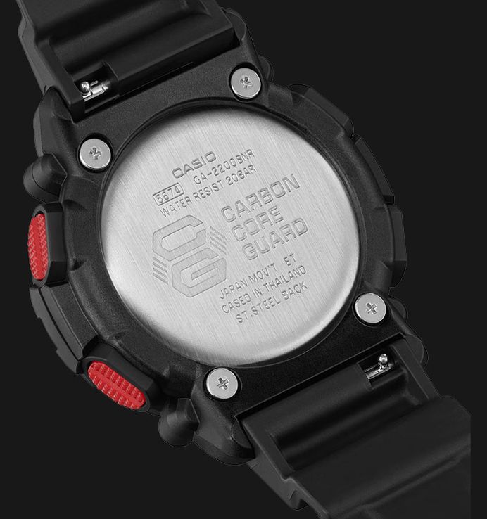 Casio G-Shock GA-2200BNR-1A GA-2200BNR-1ADR Ignite Red Series Digital ...