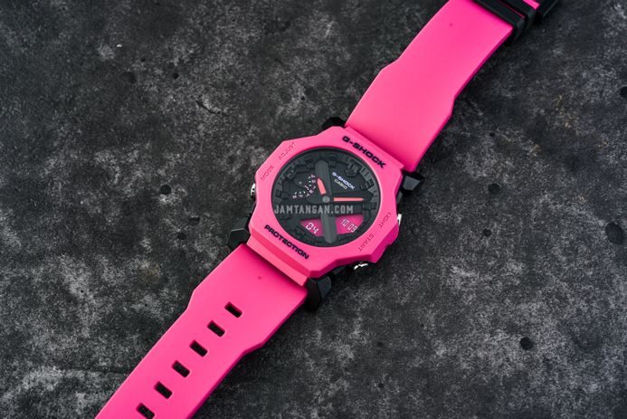 Casio G-Shock GA-2300-4A GA-2300-4ADR Digital Analog Dial Vibrant Pink ...